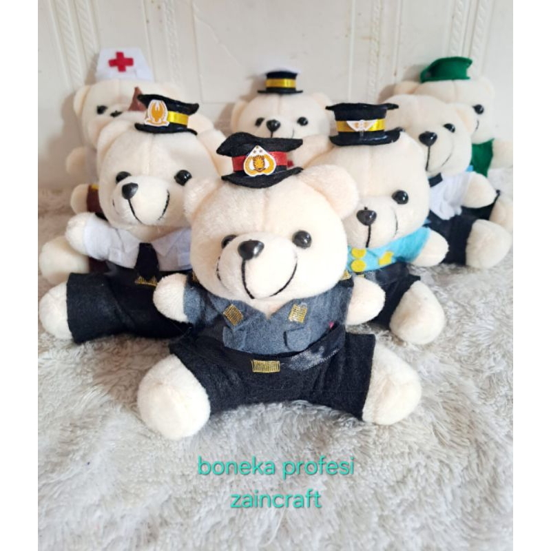 Jual Boneka bear model profesi/boneka buket profesi | Shopee Indonesia