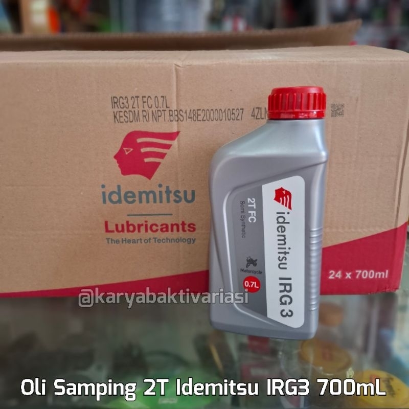 Jual OLI SAMPING IDEMITSU 2T IRG3 700mL ( BONUS KARDUS PACKING ...