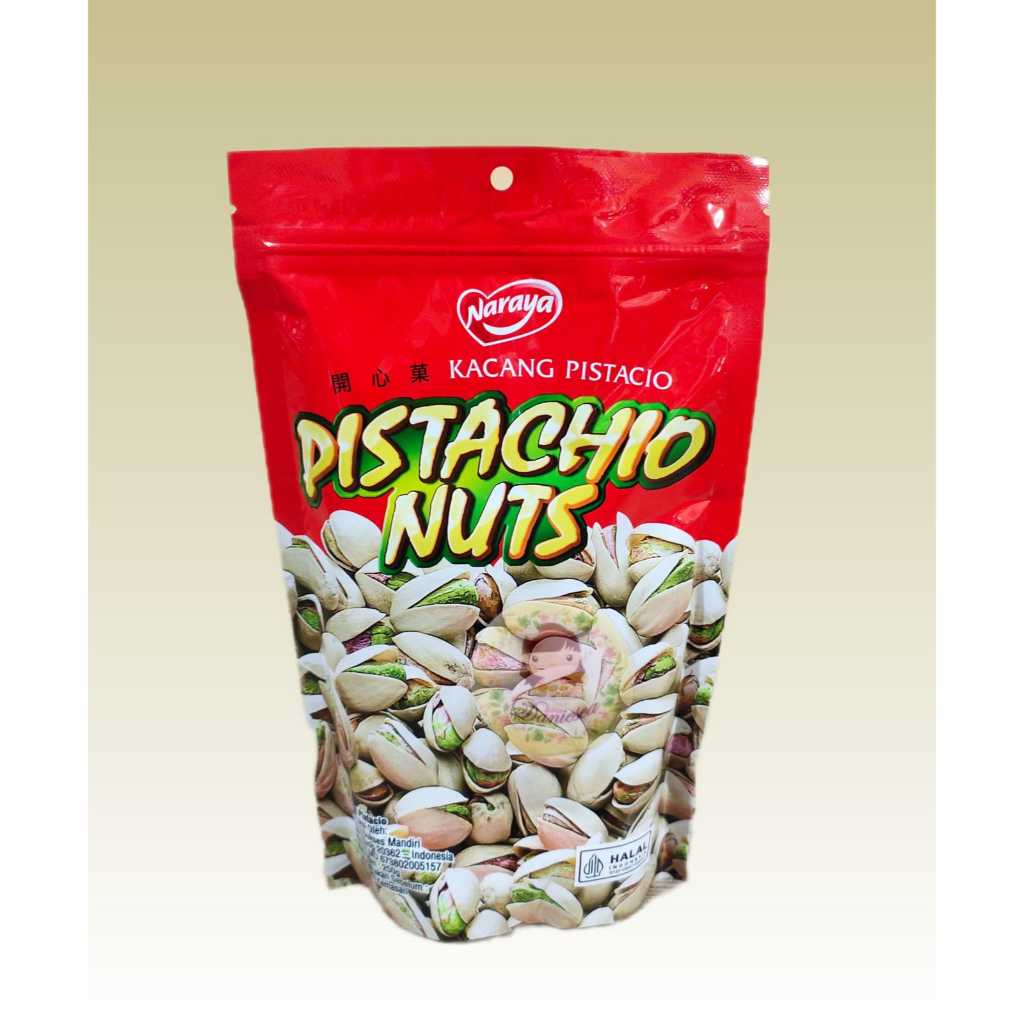 Jual .Naraya Pistachio Nuts Kacang Sehat Pistacio Pouch 250gr ( DS Bgr ...