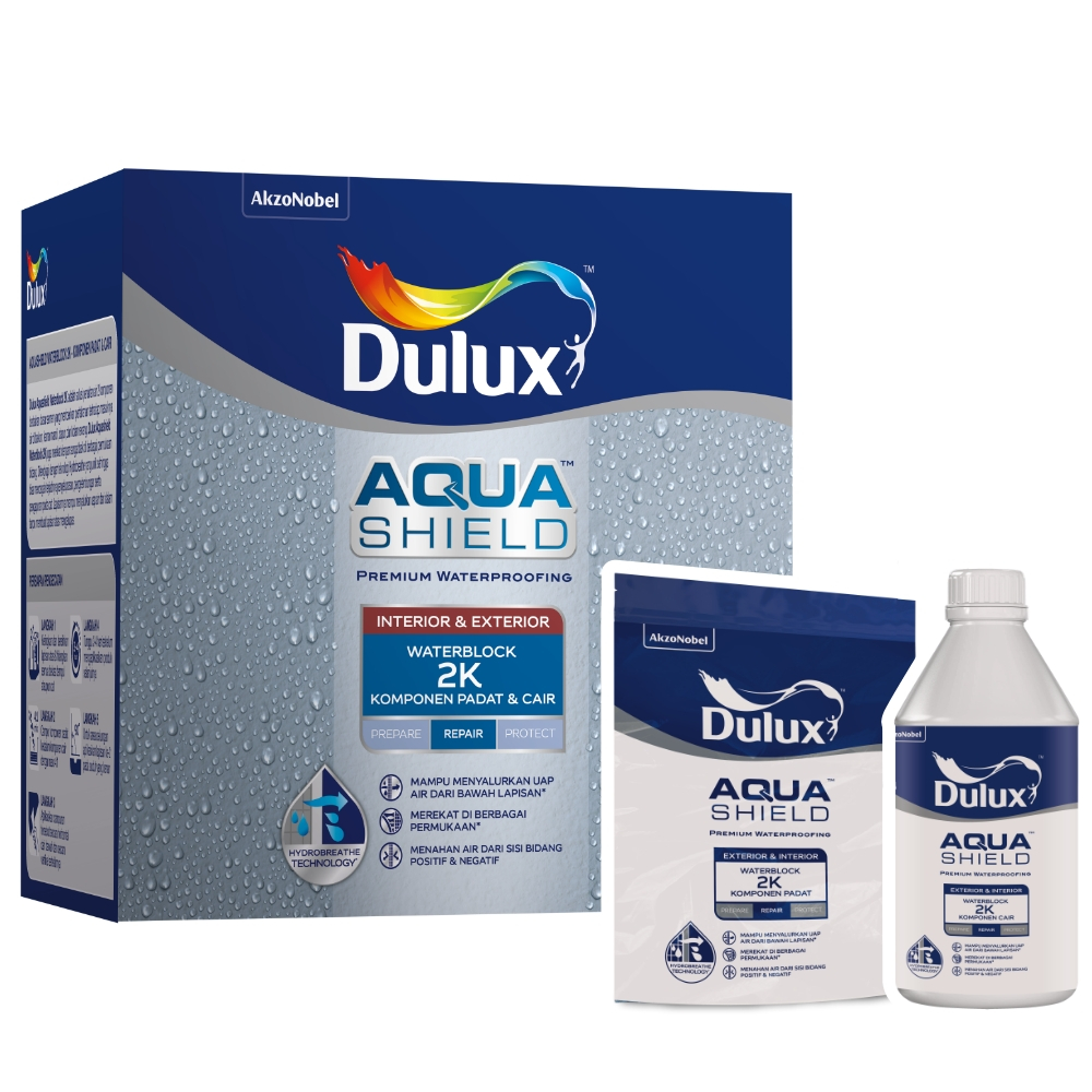 Jual DULUX AQUASHIELD WATERBLOCK 2K Pelapis Kedap Air Berbahan Dasar ...