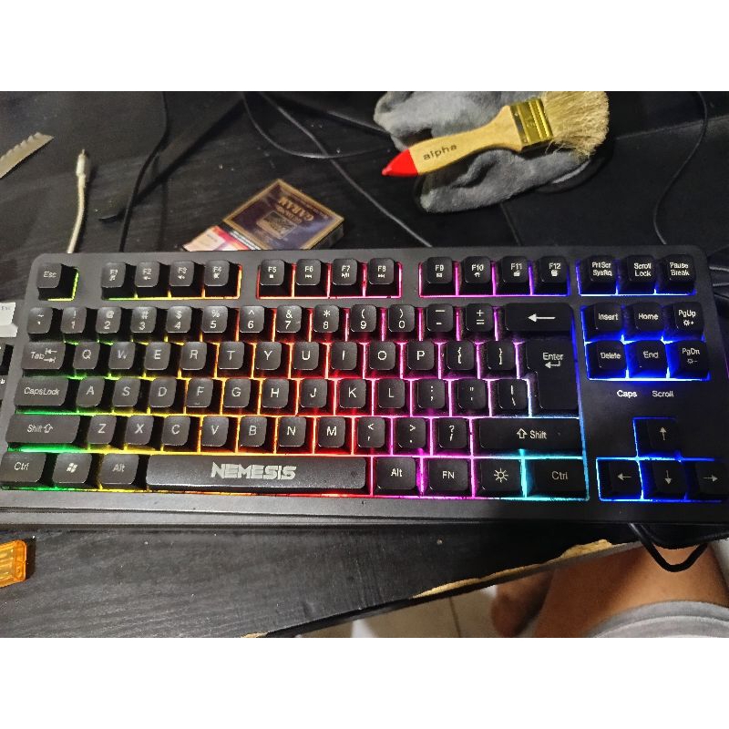 Jual KEYBOARD TKL NEMESIS RGB | Shopee Indonesia