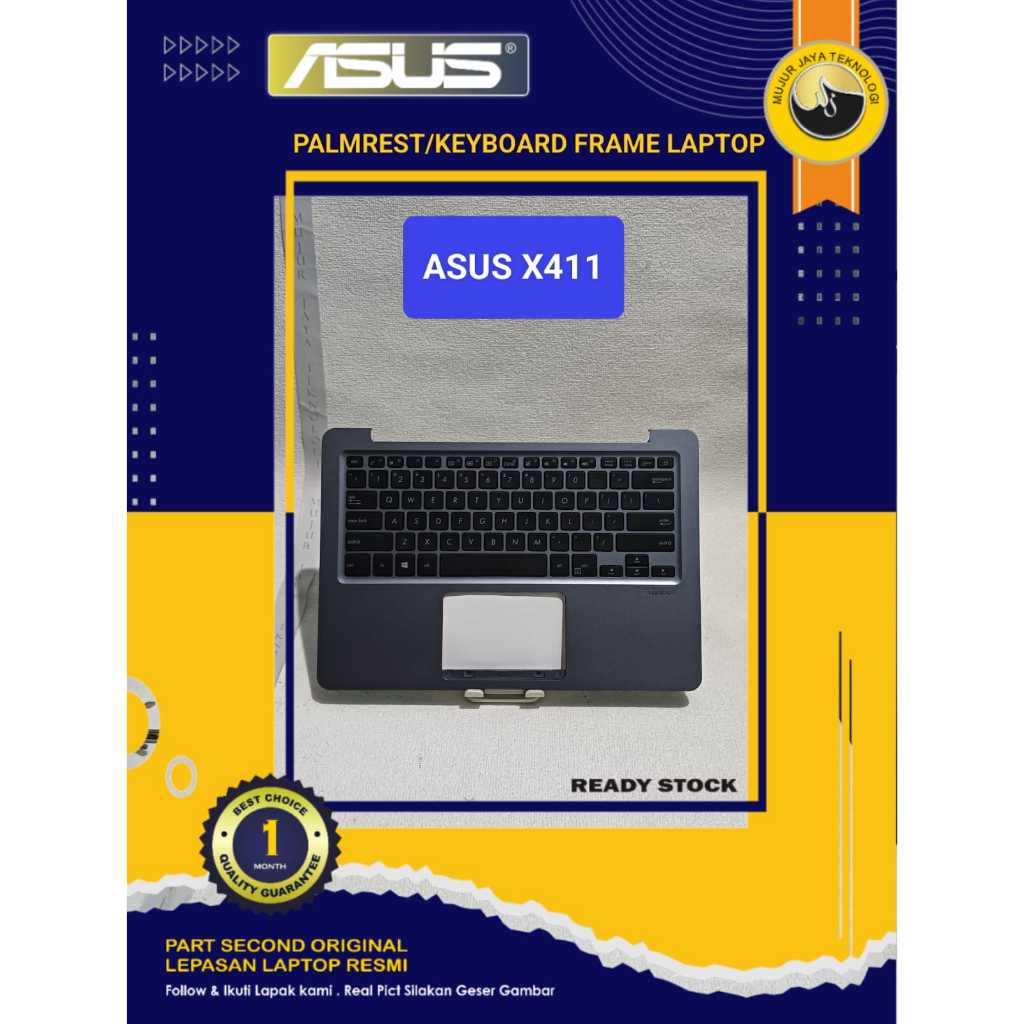 Jual Palmrest Casing Keyboard Frame Top Case Asus Vivobook X411QA X411 ...