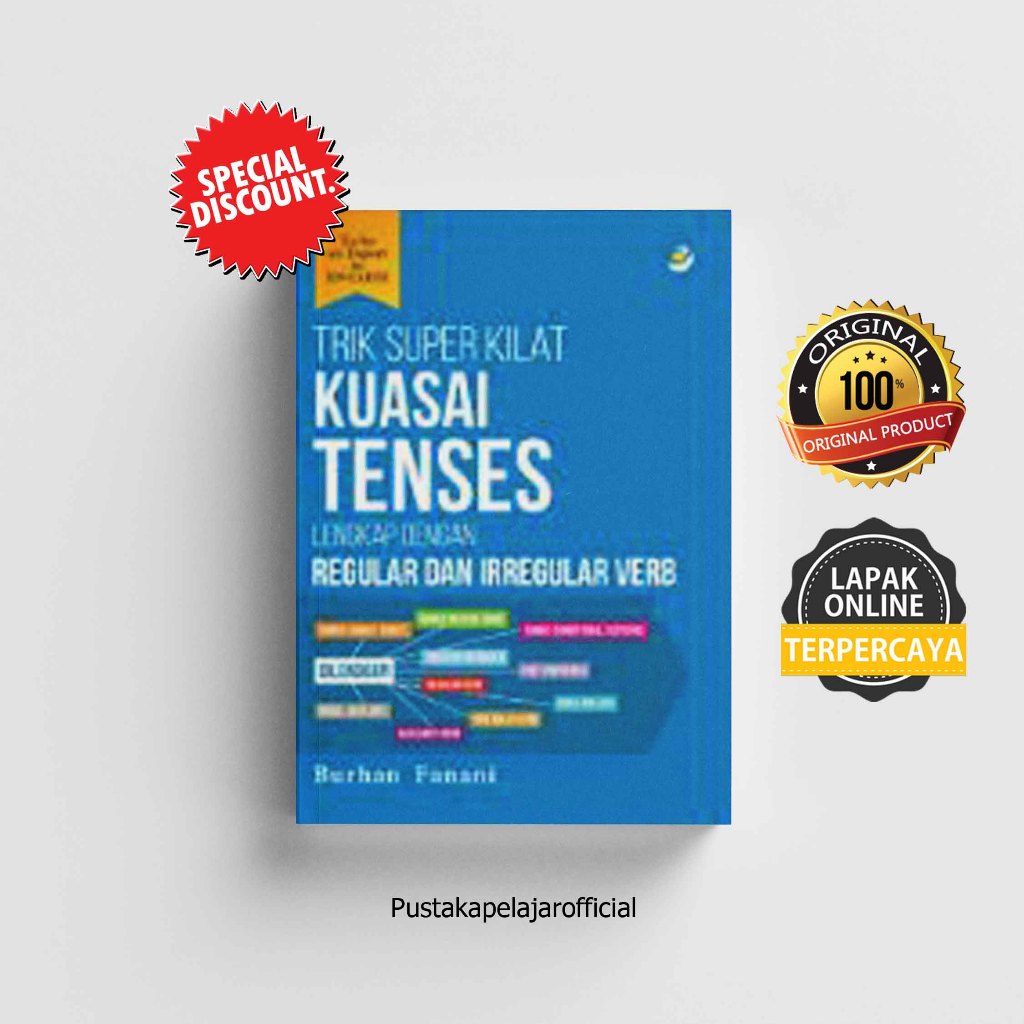 Jual BUKU ORIGINAL Trik Super Kilat Kuasai Tenses Lengkap dengan Reguller dan Irreguler Verb ...