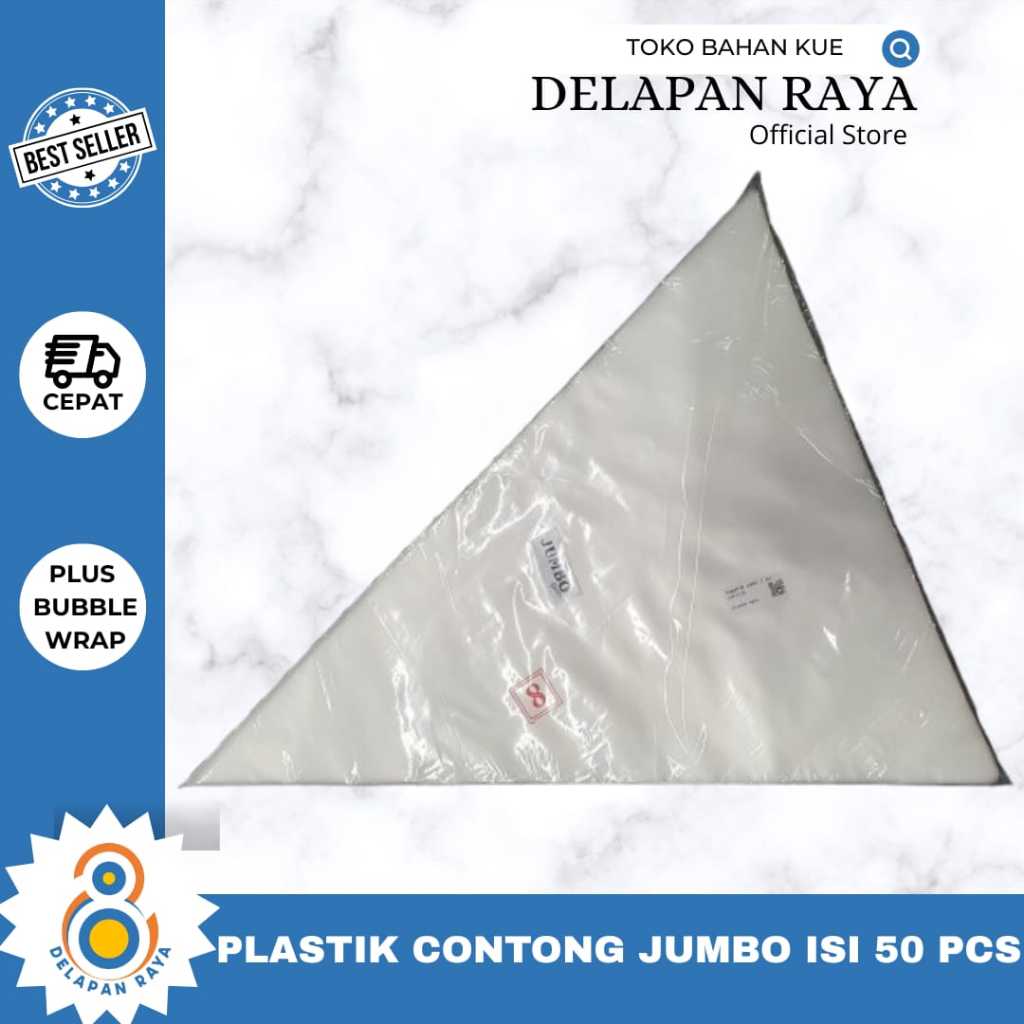 Jual PLASTIK SEGITIGA/PLASTIK CONTONG/PIPPING BAG UNTUK KUE -8Raya ...