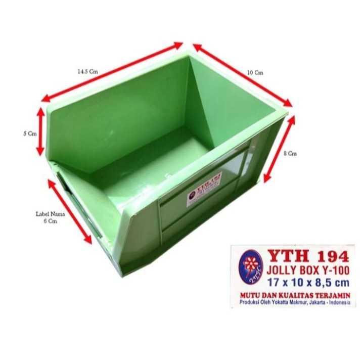 Jual Rak Susun Stackable Rak Baut YTH 194 Jolly Box Rak Perkakas Tebal ...