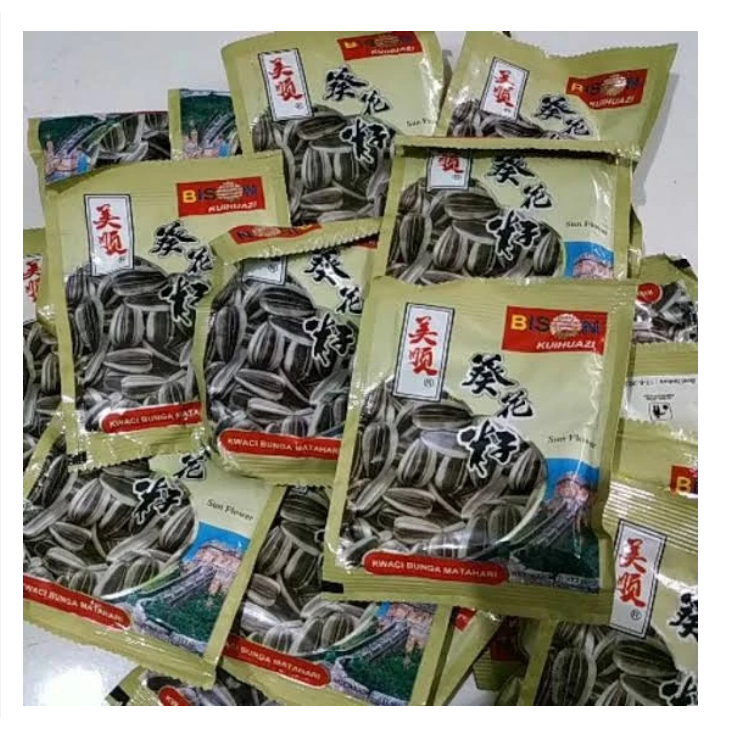 Jual CEMILAN KUACI BISON/KWACI BUNGA MATAHARI (1 Pack isi 20pcs ...