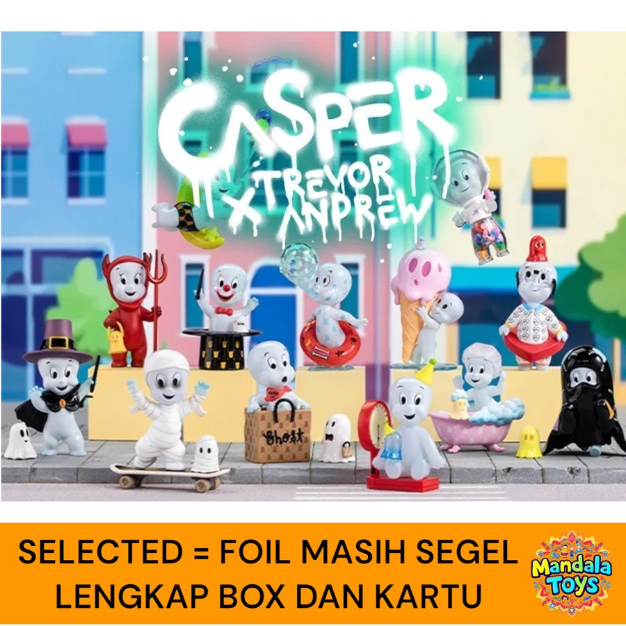 Jual Casper Trevor Andrew Pop Mart Blind Box and Selected | Shopee ...
