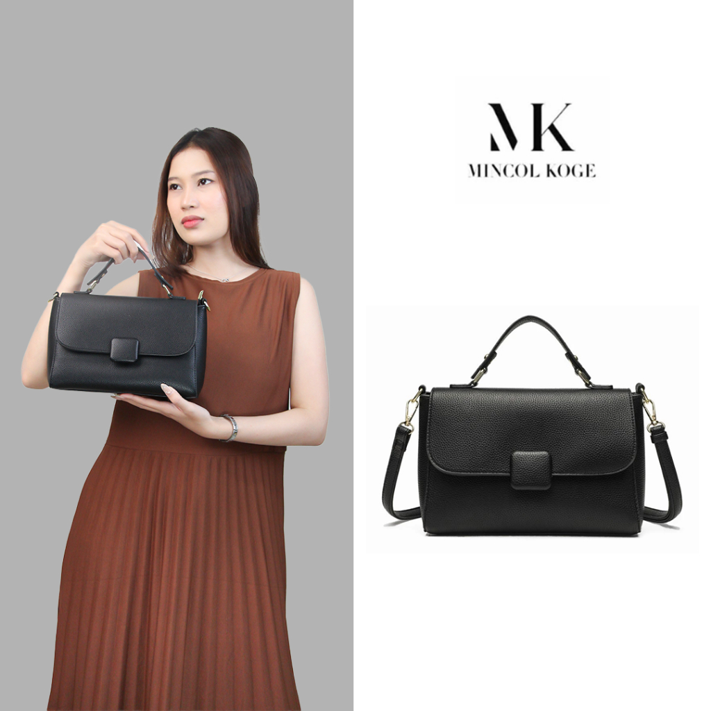 Jual MINCOL KOGE Tas Fashion Wanita PU Leather Selempang Sling Bag ...