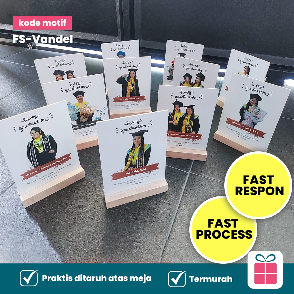 Jual Hadiah / Kado Vandel Foto Wisuda Cewek & Cowok Gift Murah TK SD ...
