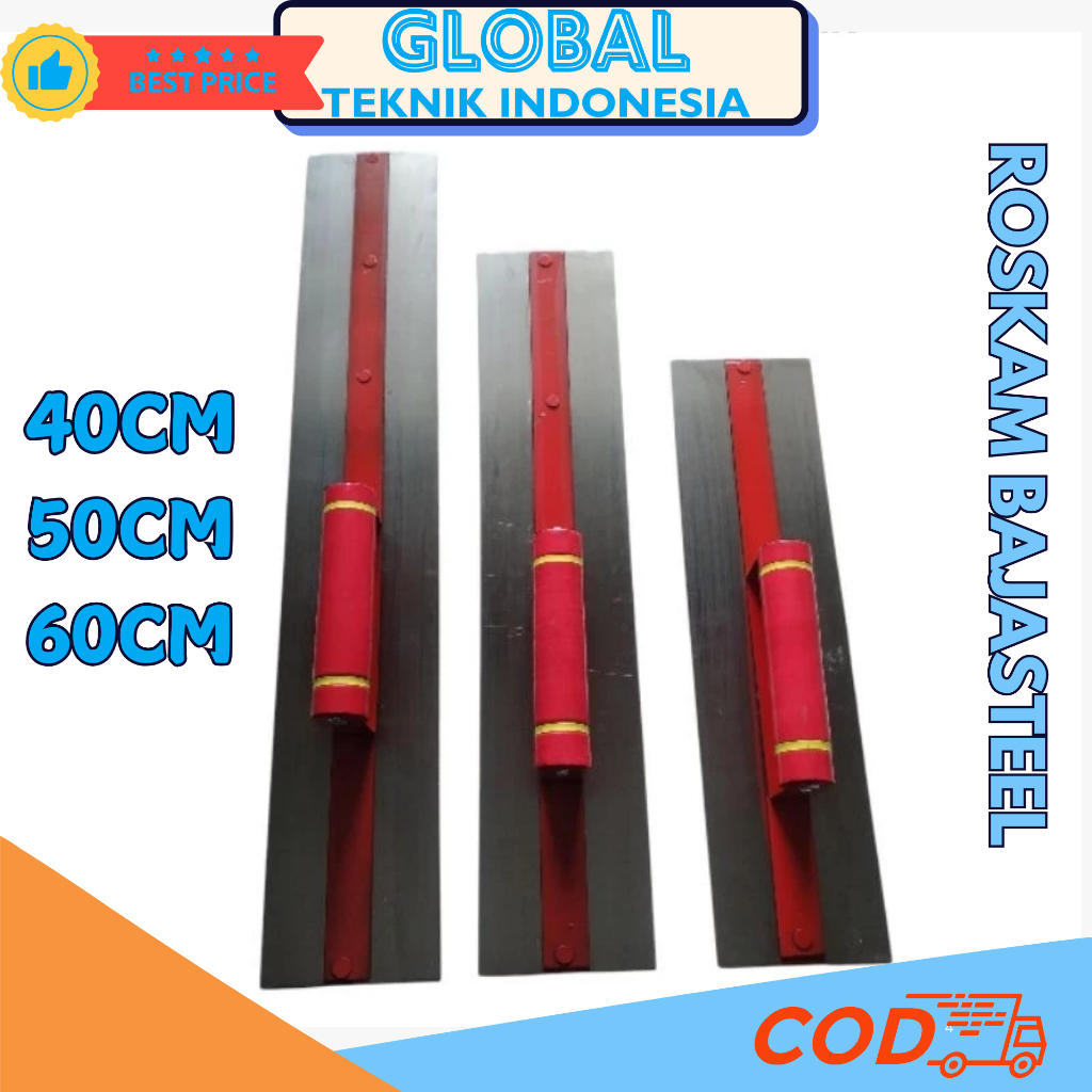 Jual Raskam Roskam Baja Perata Acian semen ukuran varian 40cm-50cm-60cm ...