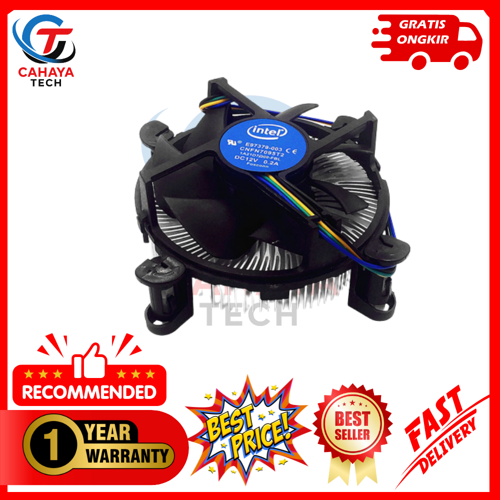 Jual CPU Cooler Fan for Processor PC Cooling System Intel LGA 775 1150 ...