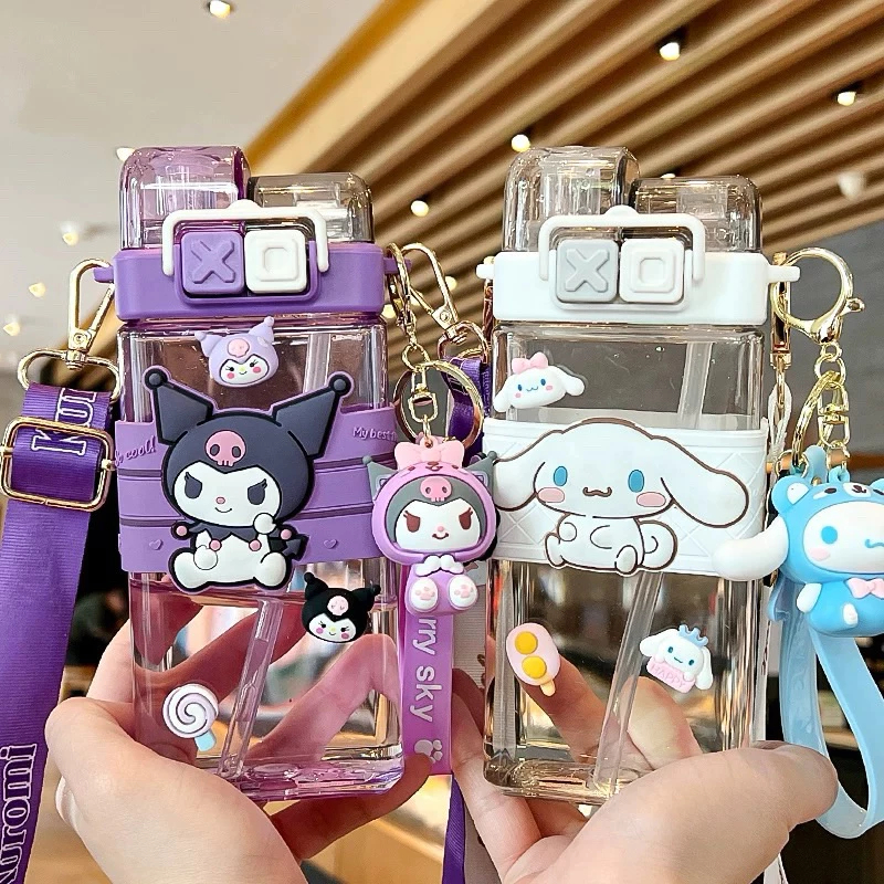 Jual Botol Minum Anak 2in1 Sedot Teguk Melody Kuromi Cinnamoroll 520ml | Shopee Indonesia