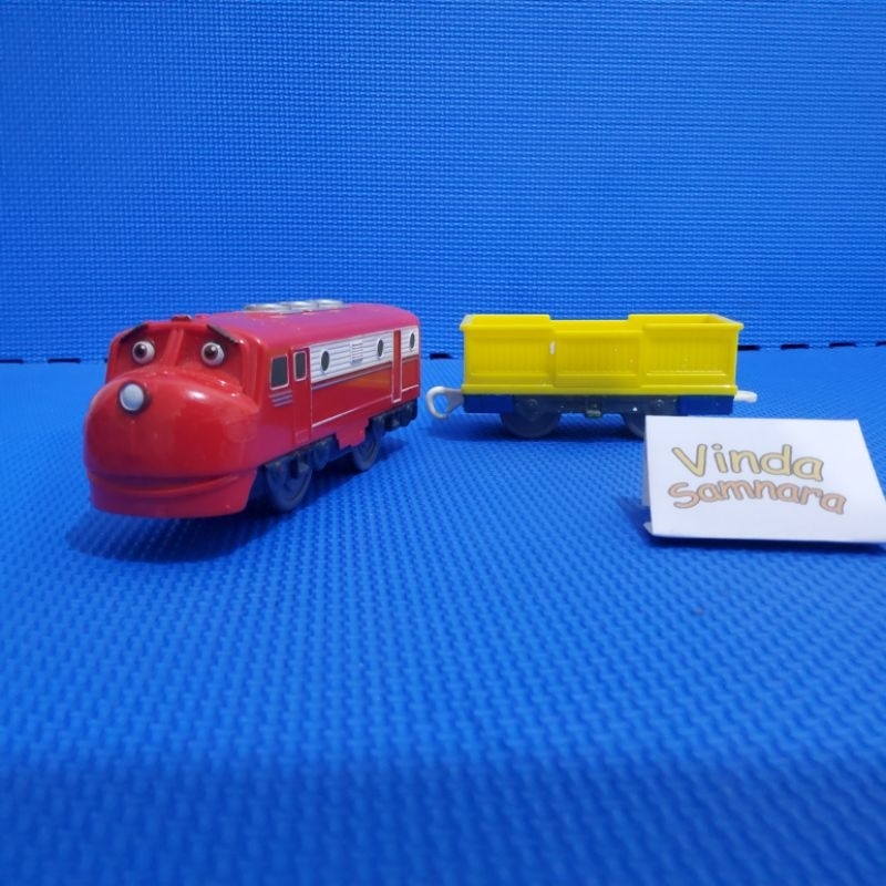 Jual Takara Tomy Plarail Kereta Lokomotif Chuggington Wilson Motorized ...