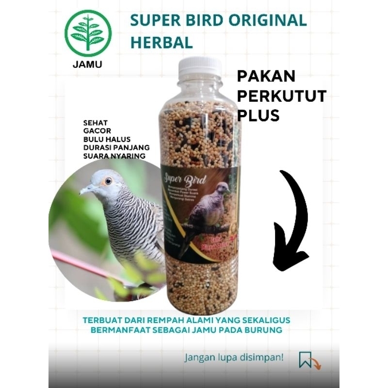 Jual SUPER BIRD Pakan perkutut Pakan racikan perkutut jamu perkutut ...