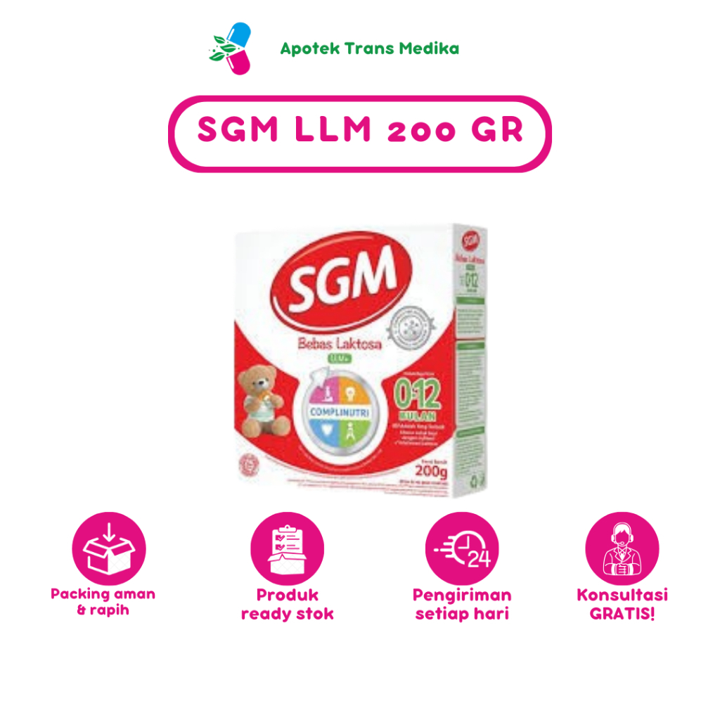 Jual Sgm Llm Bebas Laktosa 0-12bln 200g dan 400gBox (per Pcs) | Shopee ...