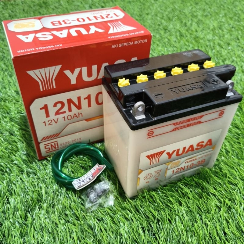 Jual aki viar battery accu yuasa 12N10*3B basah - sparepart motor roda tiga - appktm kaisar htm ...