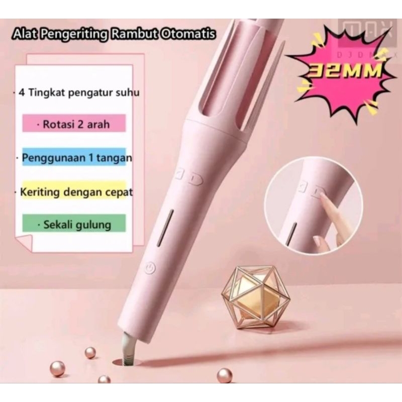 Jual Catok curly/keriting rambut 32mm/keriting otomatis/curly rambut ...