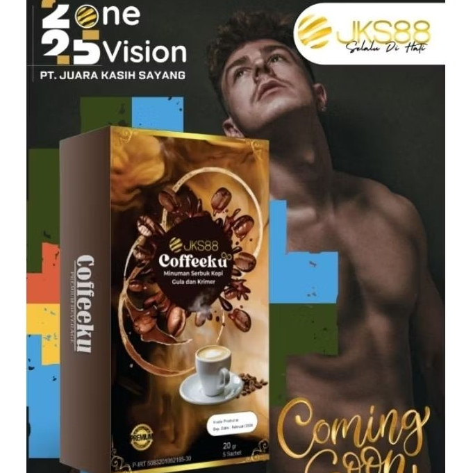 Jual Kopi Bubuk Instant 1 box 5 Sachet Coffeeku Kopi Sayang JKS88 ...