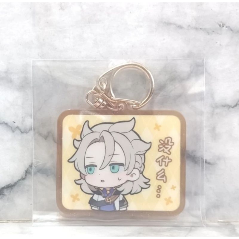 Jual Genshin Impact - Emoticon Acrylic Keychain : Albedo | Shopee Indonesia