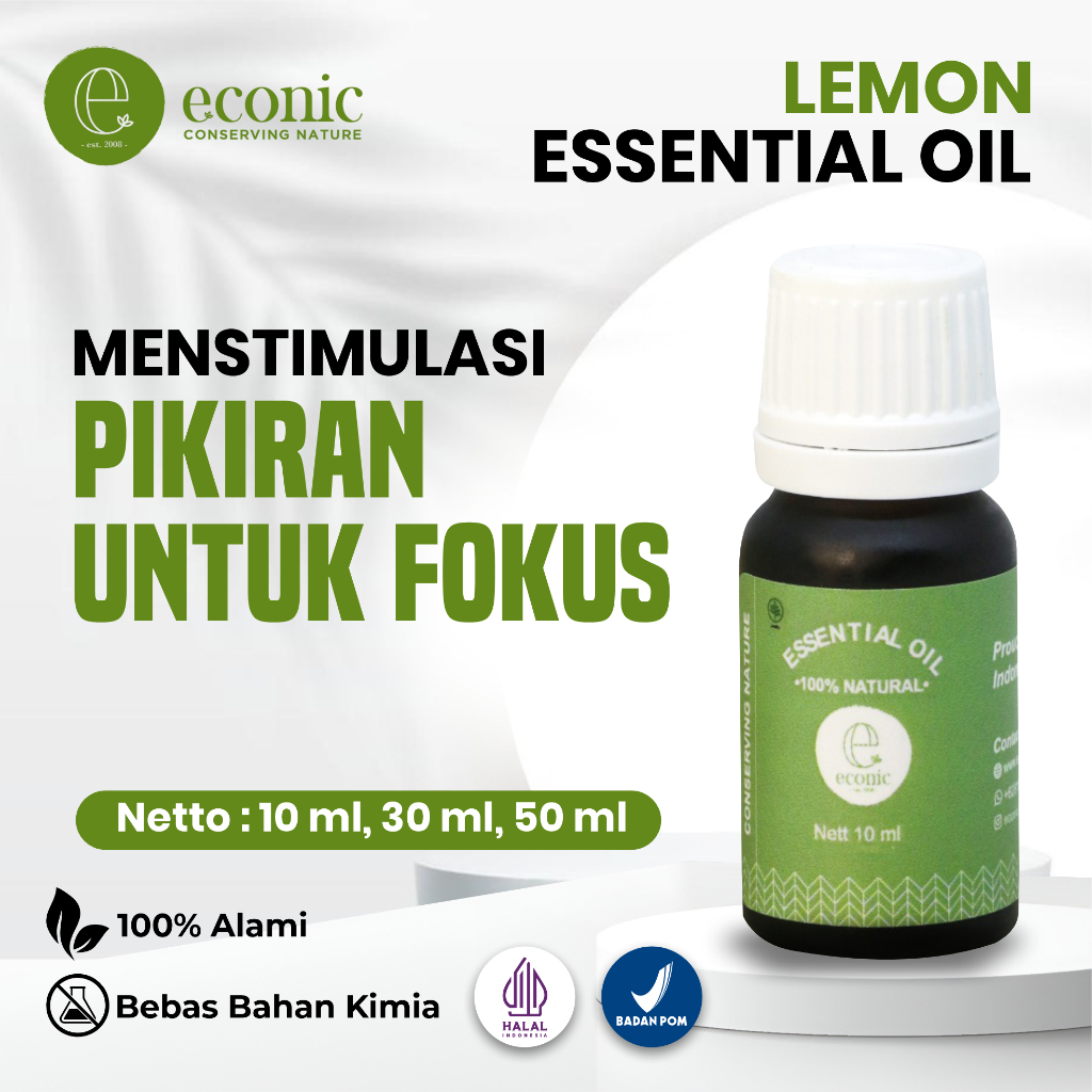 Jual Essential Oil Lemon | Aromaterapi Meningkatkan Mood & Membersihkan ...