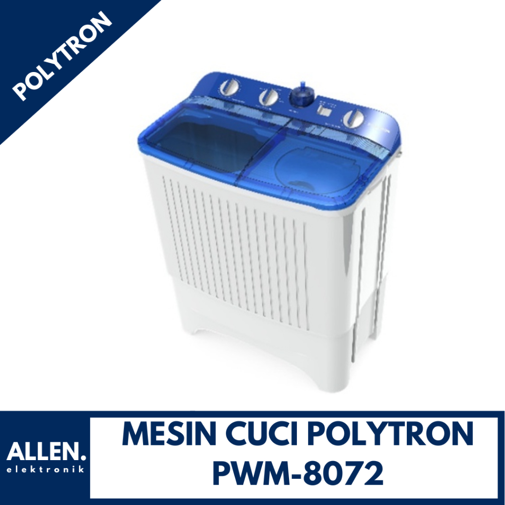 Jual Mesin Cuci 2 Tabung 8kg Polytron PWM-8072 | Shopee Indonesia