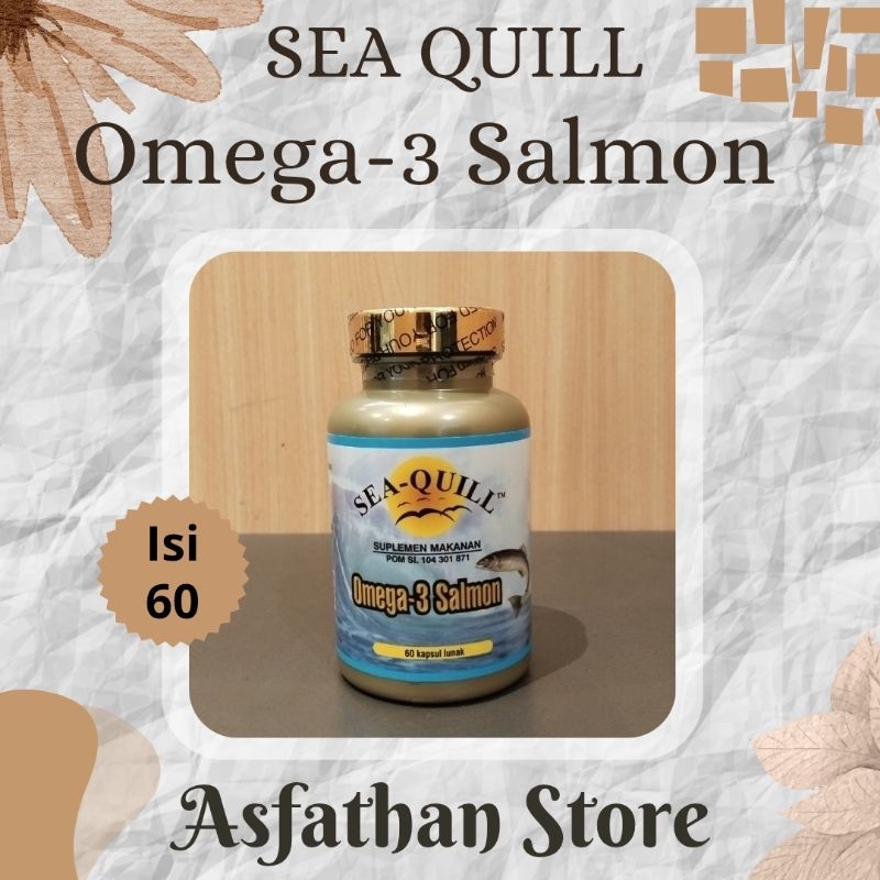 Jual SEA QUILL OMEGA-3 SALMON - 60 Softgel | Shopee Indonesia