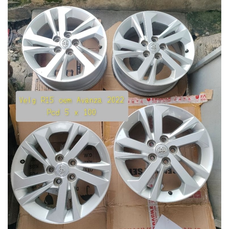 Jual Velg R15 oem Avanza Xenia pcd 5x100 ( velg only) | Shopee Indonesia