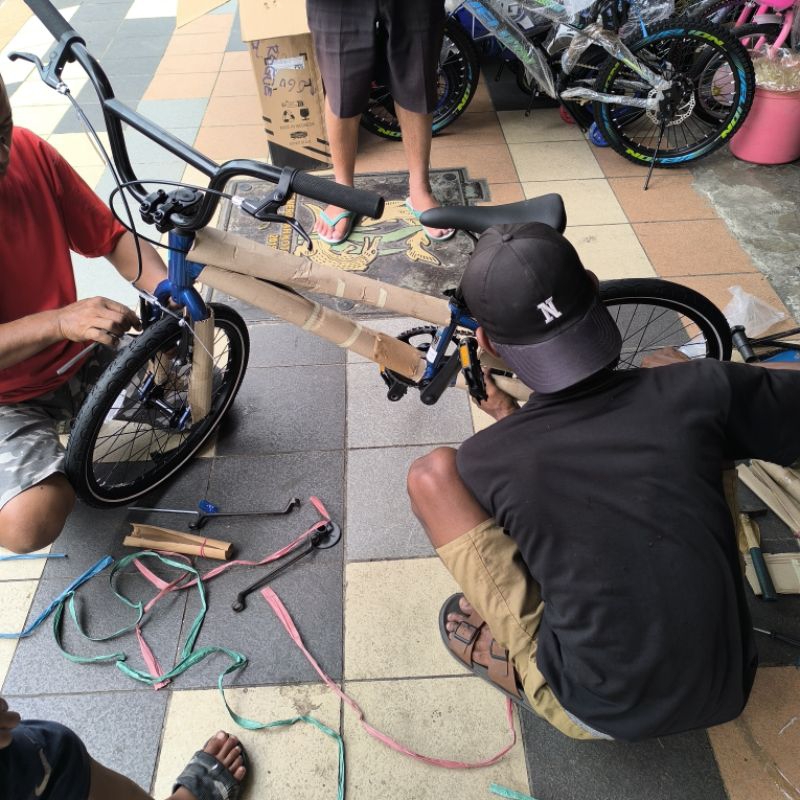Jual Sepeda Bmx Ban 20 Polygon New Rogue Modif Ban Kilap Gear Jangkrik ...