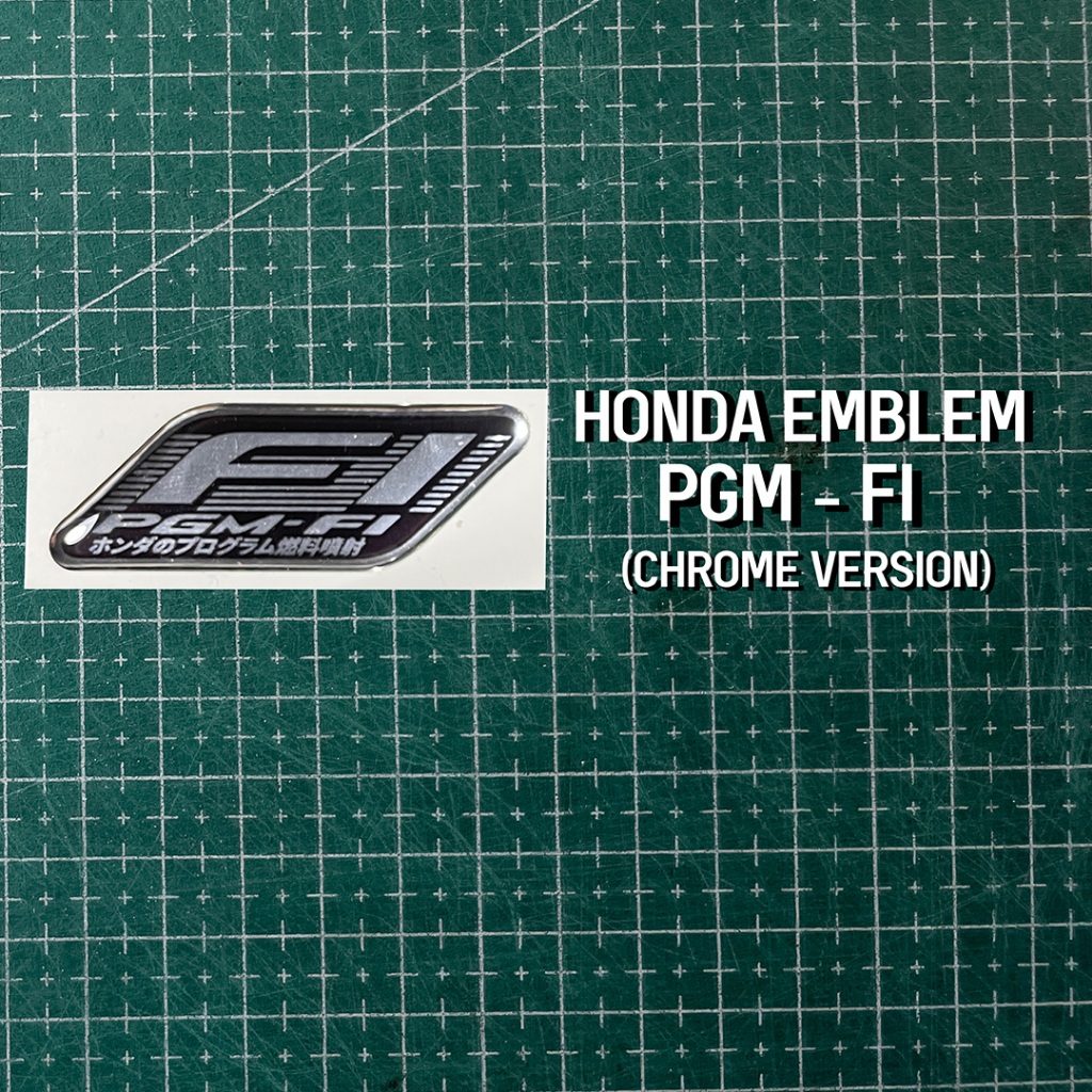 Jual Sticker Detail/Sticker Detail/Sticker timbul/Sticker Resin/Sticker Honda PGM FI/Sticker PGM ...