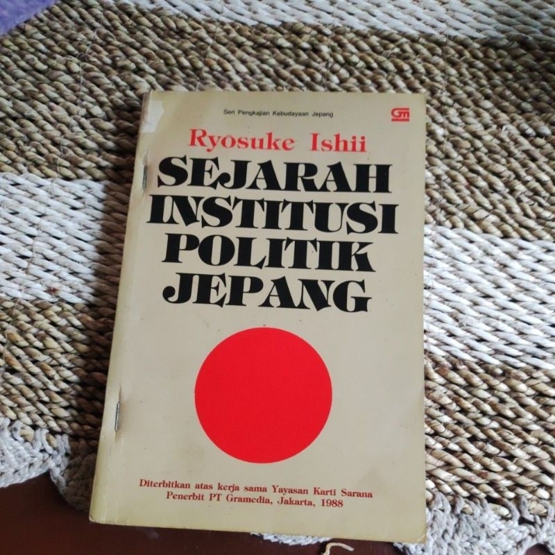 Jual SEJARAH INSTITUSI POLITIK JEPANG - RYOSUKE ISHII original | Shopee ...
