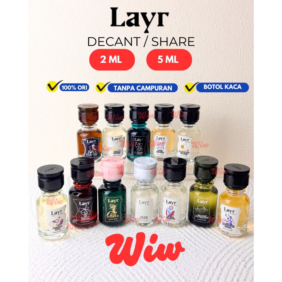 Jual DECANT LAYR PERFUME PARFUM SHARE BOTTLE 2ML DAN 5ML KYOTO JAZZ ...