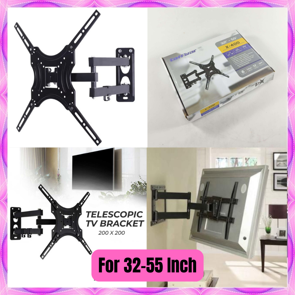 Jual Bracket TV LCD LED Telescopic Bracket TV Telescopic VESA 200 x 200 for 32-55 Inch TV - X ...