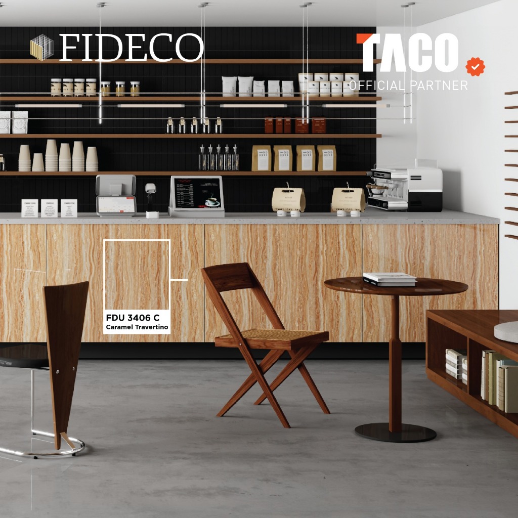 Jual TACO Fideco 2D Wall Panel Stone Series Tebal 3mm Ukuran 122cm x ...