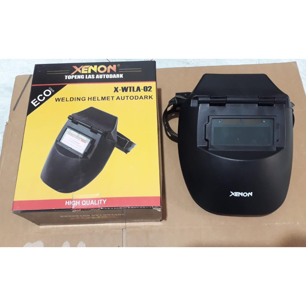 Jual Topeng Las Auto Dark Xenon/ Helm Las Otomatis Gelap/ Automatic ...