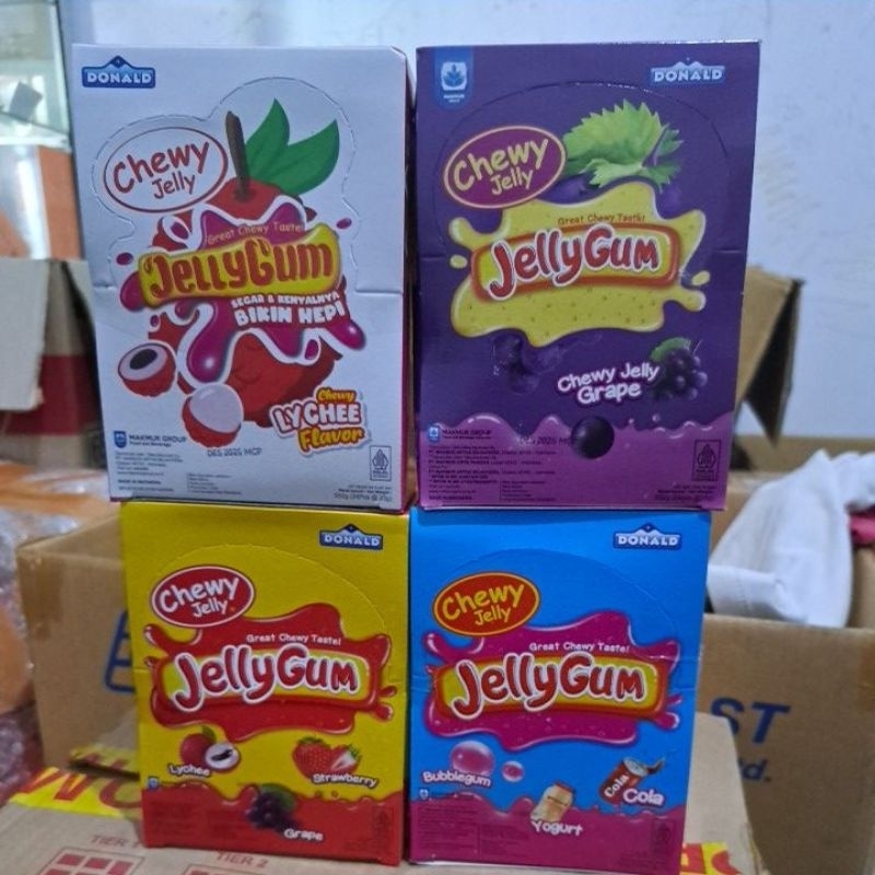 Jual donald jellygum chewy jelly 1box isi 24pcs | Shopee Indonesia