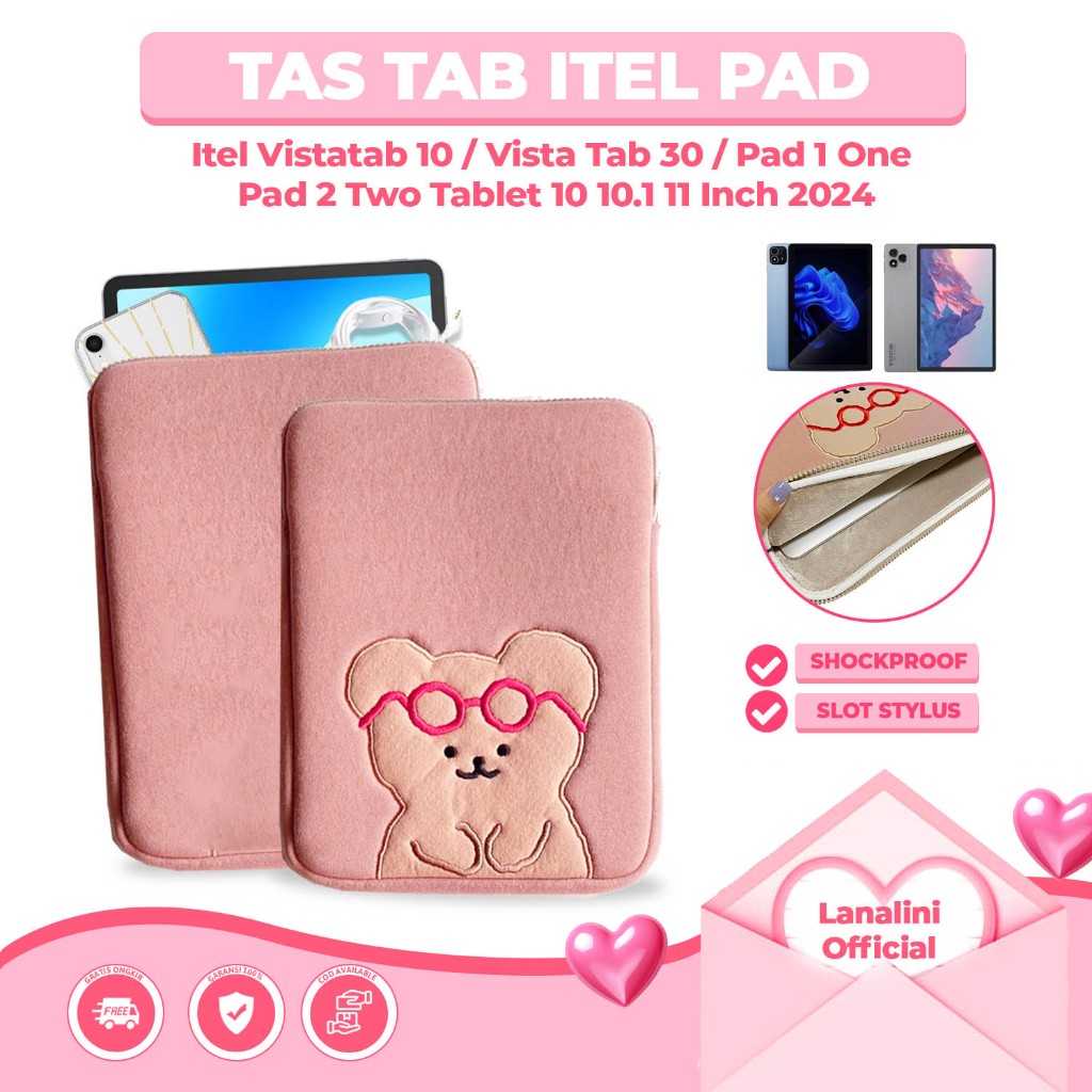 Jual Sleeve Case Tablet For Itel Vistatab 10 / Vista Tab Pro 30 / Pad 1 ...