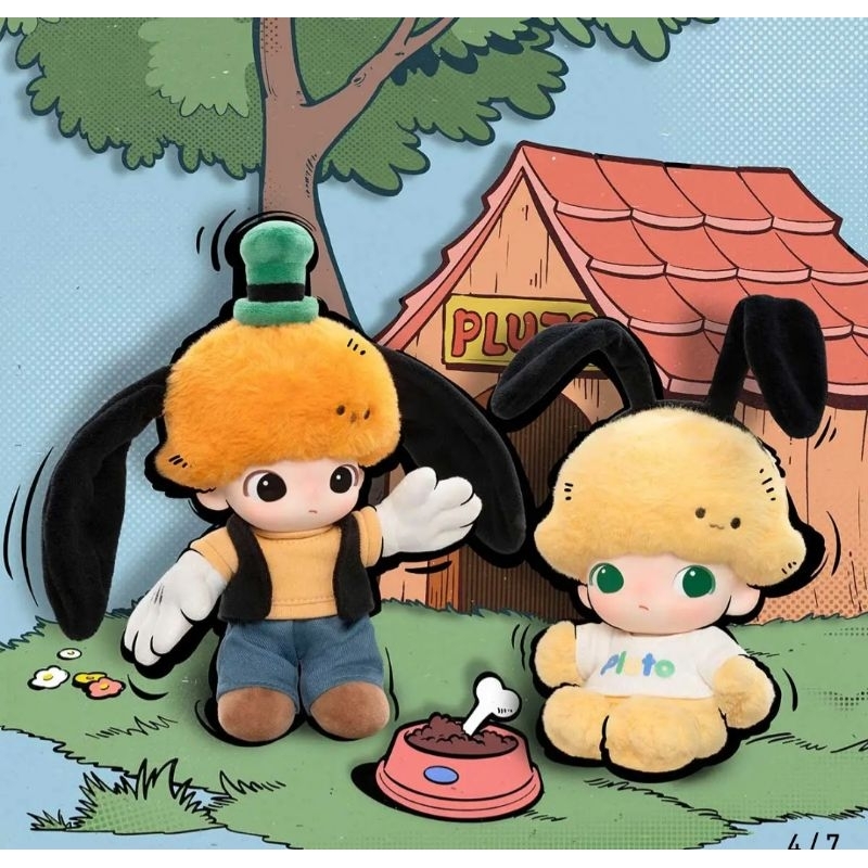 Jual DIMOO WORLD x DISNEY Series-Vinyl Plush Keychain Blind Box ...
