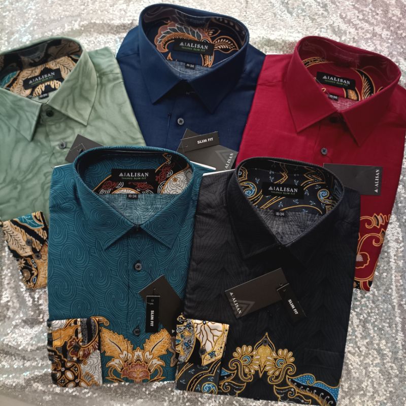 Jual Kemeja Batik ALISAN ( 100% Original ) Lengan panjang 100% Full ...
