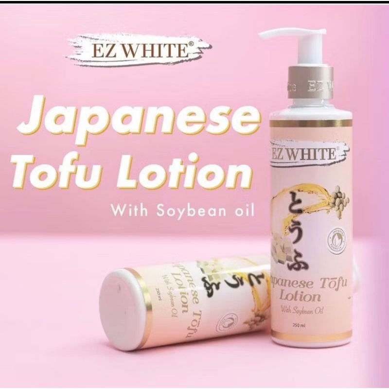 Jual EZ WHITE japanese tofu lotion With soybean oil 250ml | Shopee ...