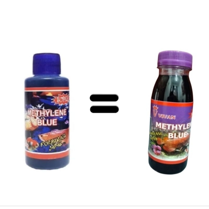 Jual METHYLENE BLUE 100 ML/obat biru untuk pengobatan ikan terkena white sport dll. | Shopee ...