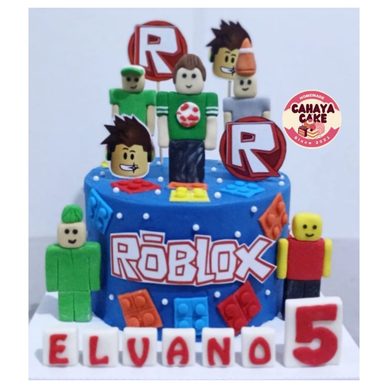Jual Kue Ulang Tahun Roblox / Roblox Cake / Kue Ultah Anak Karakter ...