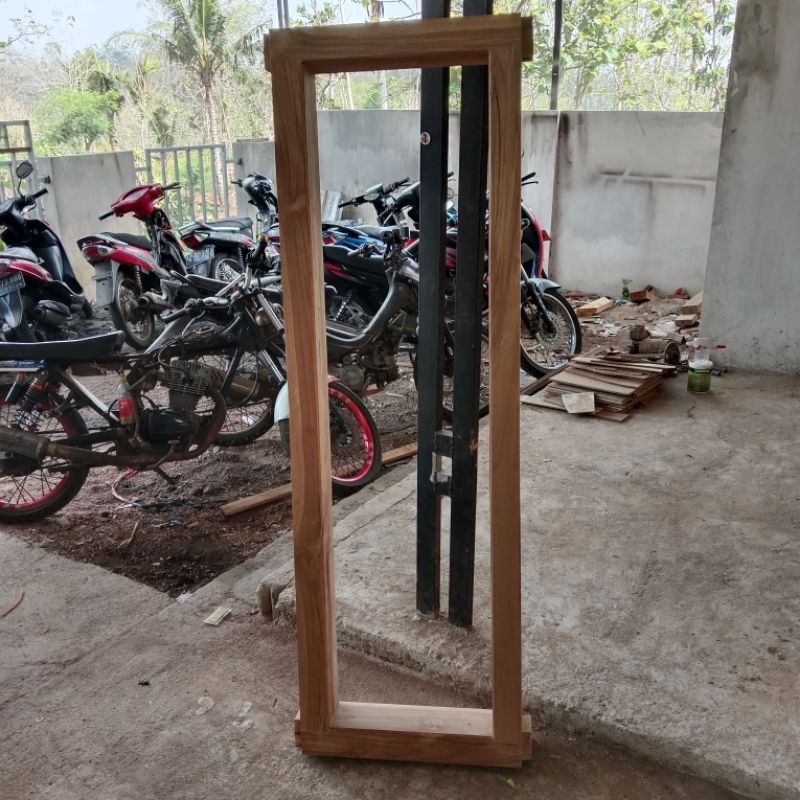Jual kusen pintu kusen jendela kayu mauni murah ready stok kargo ...