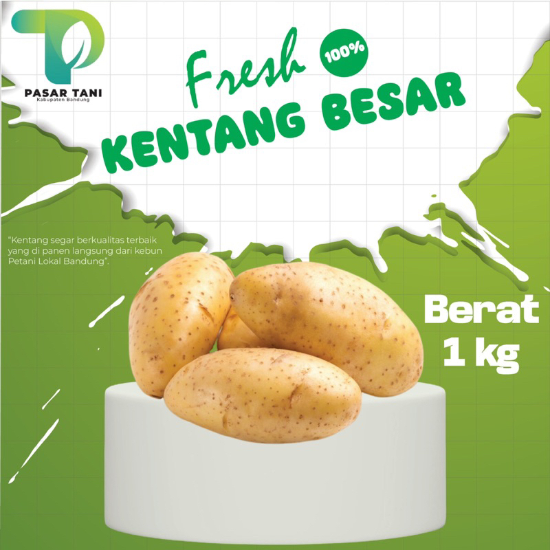 Jual Kentang Besar (1 kg Segar) | Shopee Indonesia