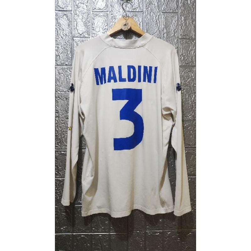 Jual Jersey Original Timnas Italia 2000/02 MALDINI longsleeve lengan ...
