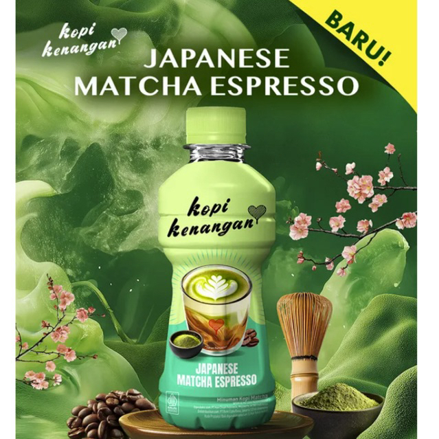 Jual Kopi Kenangan Botol 220ml 220 ML/ Kopi Kenangan Japanese Matcha ...