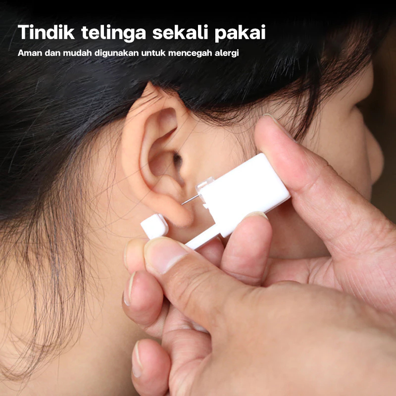 Jual Alat Tindik Steril Anting 1 Pc Telinga Hidung Disposable Steril