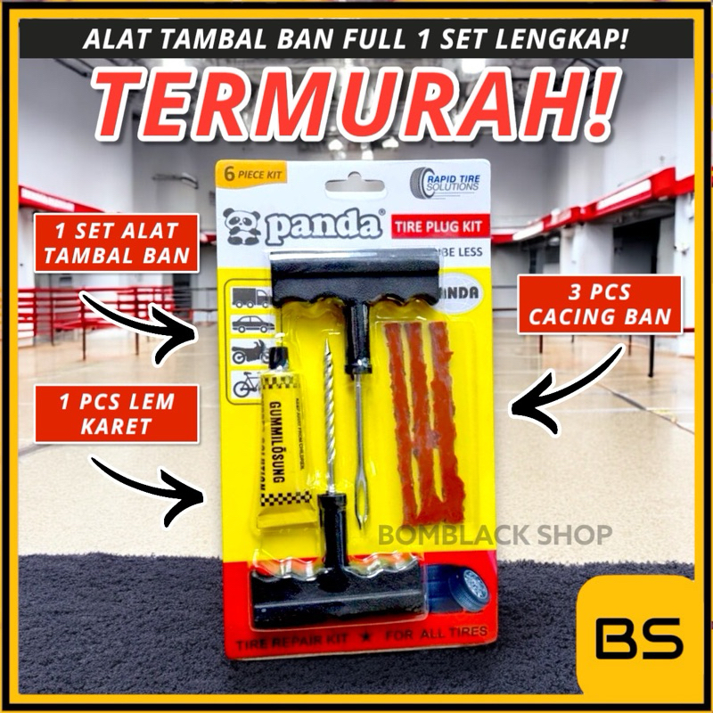 Jual Alat Tambal Ban Plastik 1 Set DN Tubles Ban Mobil Motor Sepeda ...