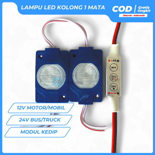Jual Paket Lampu LED 1 Mata+Modul controller Kedip Lampu Variasi Motor ...