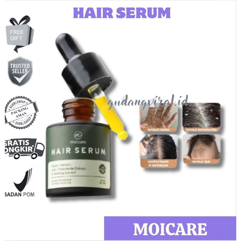 Jual ️GV ️ MOICARE HAIR SERUM - ANTI HAIR FALL TREATMENT WITH BIOTIN ...