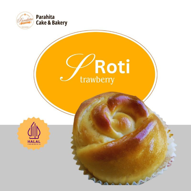 Jual Roti Strawberry Roti manis isi selai strawberry | Shopee Indonesia